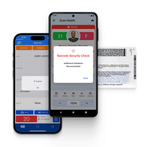 Mobile ID Scanner App For Flexible Age Verification | IDScan.net