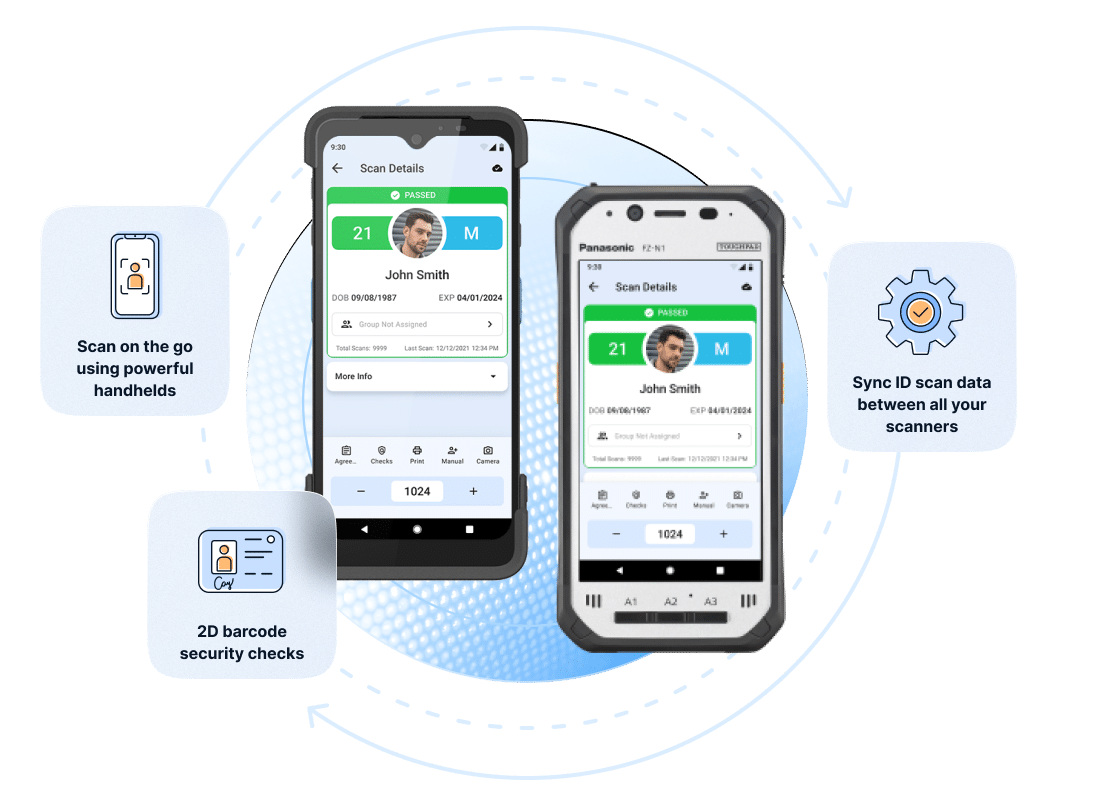 Mobile ID Scanner App For Flexible Age Verification | IDScan.net